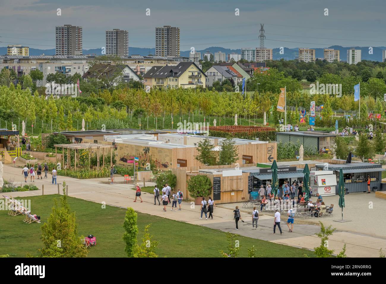 Generationenacker, Spinelli-Park, Bundesgartenschau 2023, Mannheim, Baden-Württemberg ...