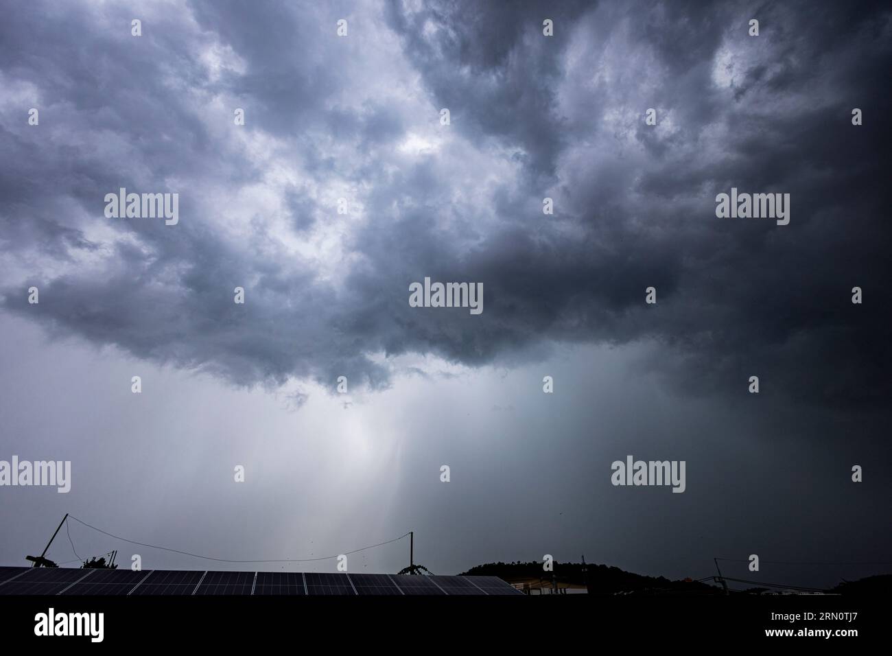 Stormy Clouds An Approaching Thunderstorm, Backgrounds for ...