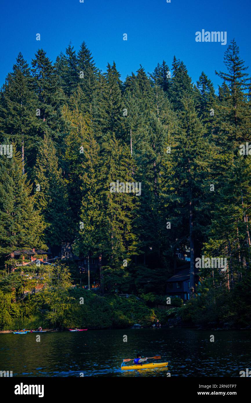 Deep Cove Kayaking Stock Photo - Alamy