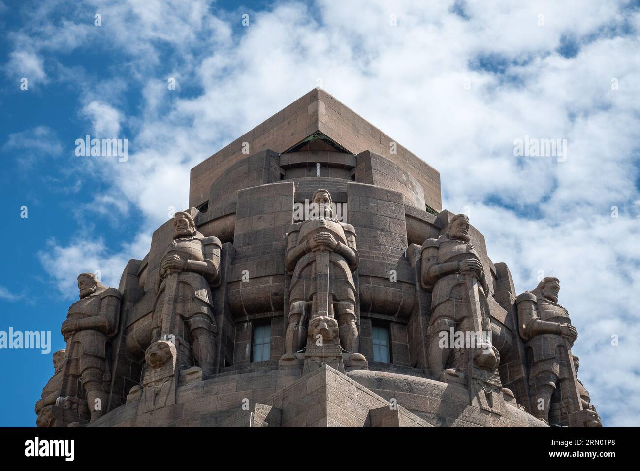 monument to the battle of the nations in Leipzig, Saxony, Germany at ...