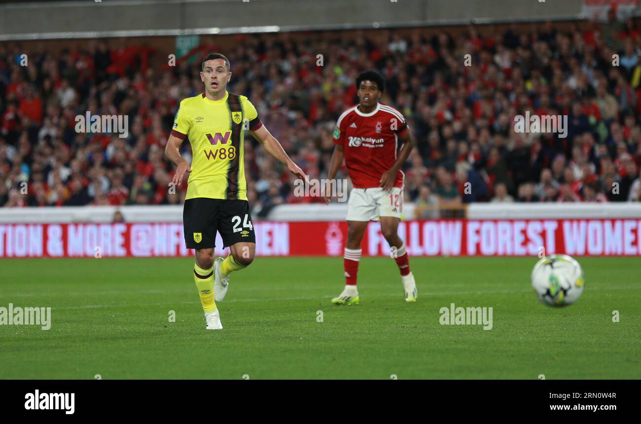 Burnley First team player Josh Cullen in action Nottingham Forest v ...