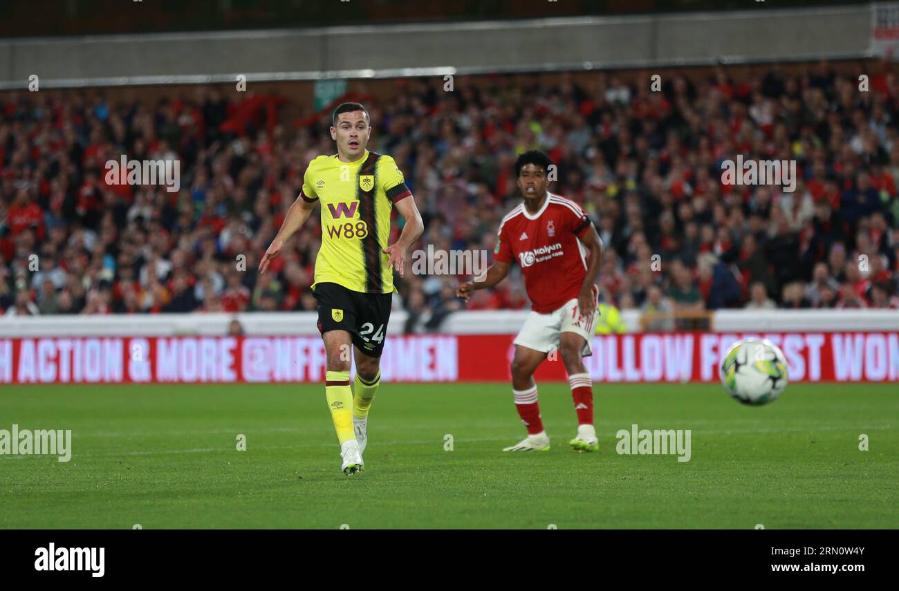 Burnley First team player Josh Cullen in action Nottingham Forest v ...