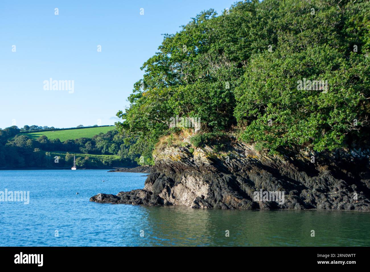Feock, Truro, Cornwall, England, UK. 2023 - crossing the River Fal in ...