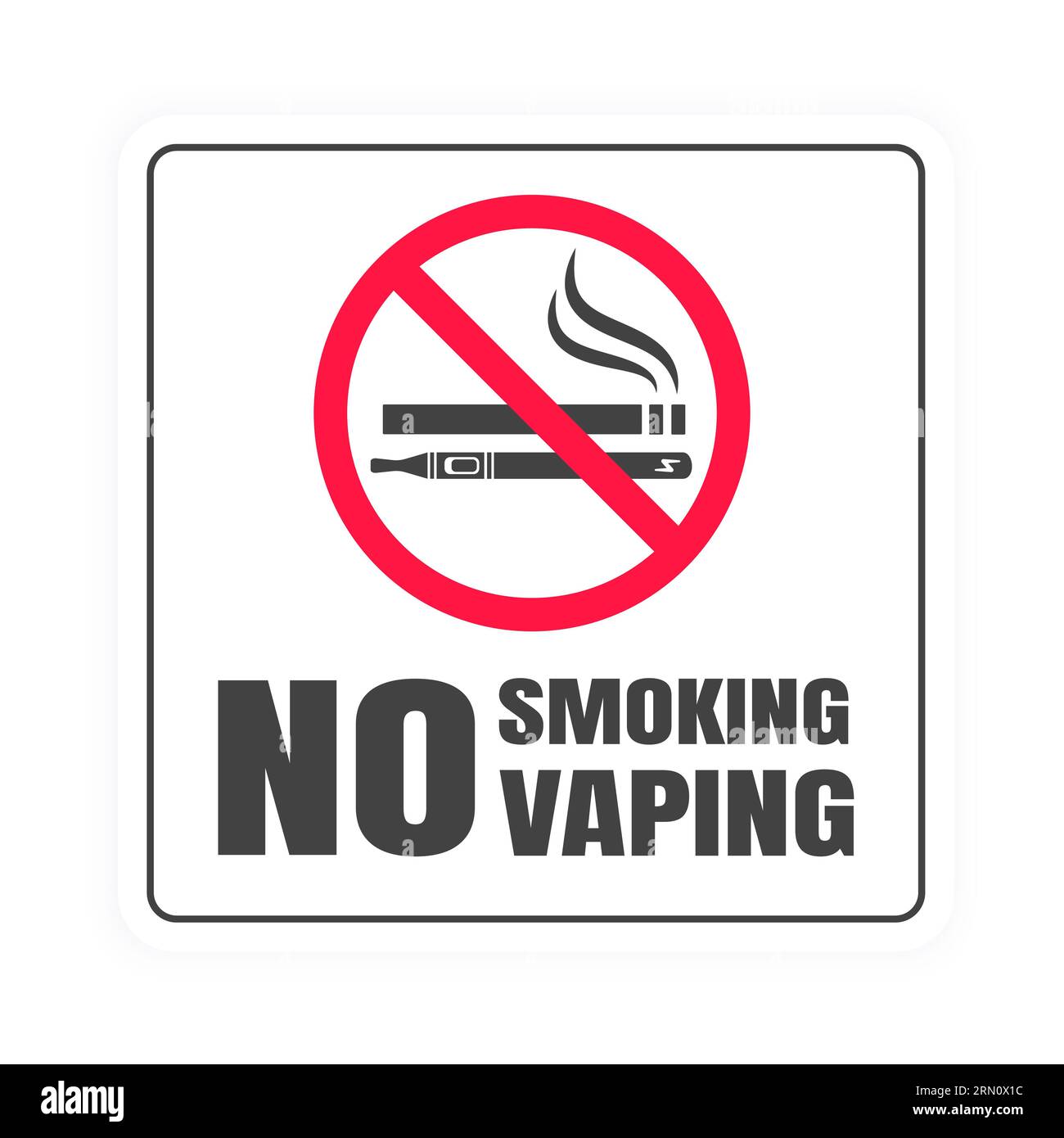 No smoking no vaping sign Stock Vector Image & Art - Alamy