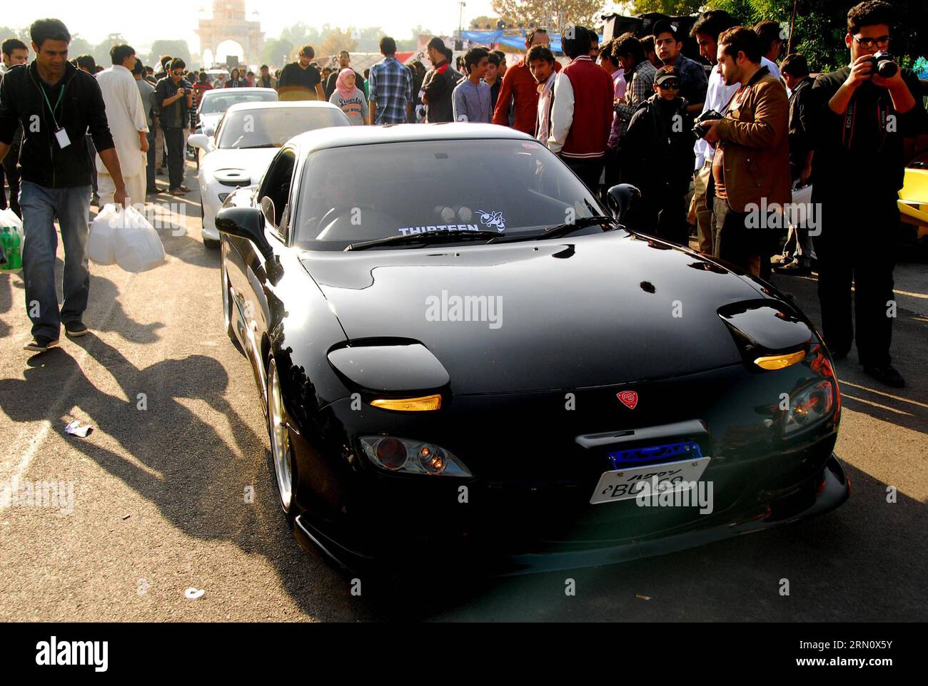 People visit the 3rd Islamabad Auto Show in Islamabad, capital of ...