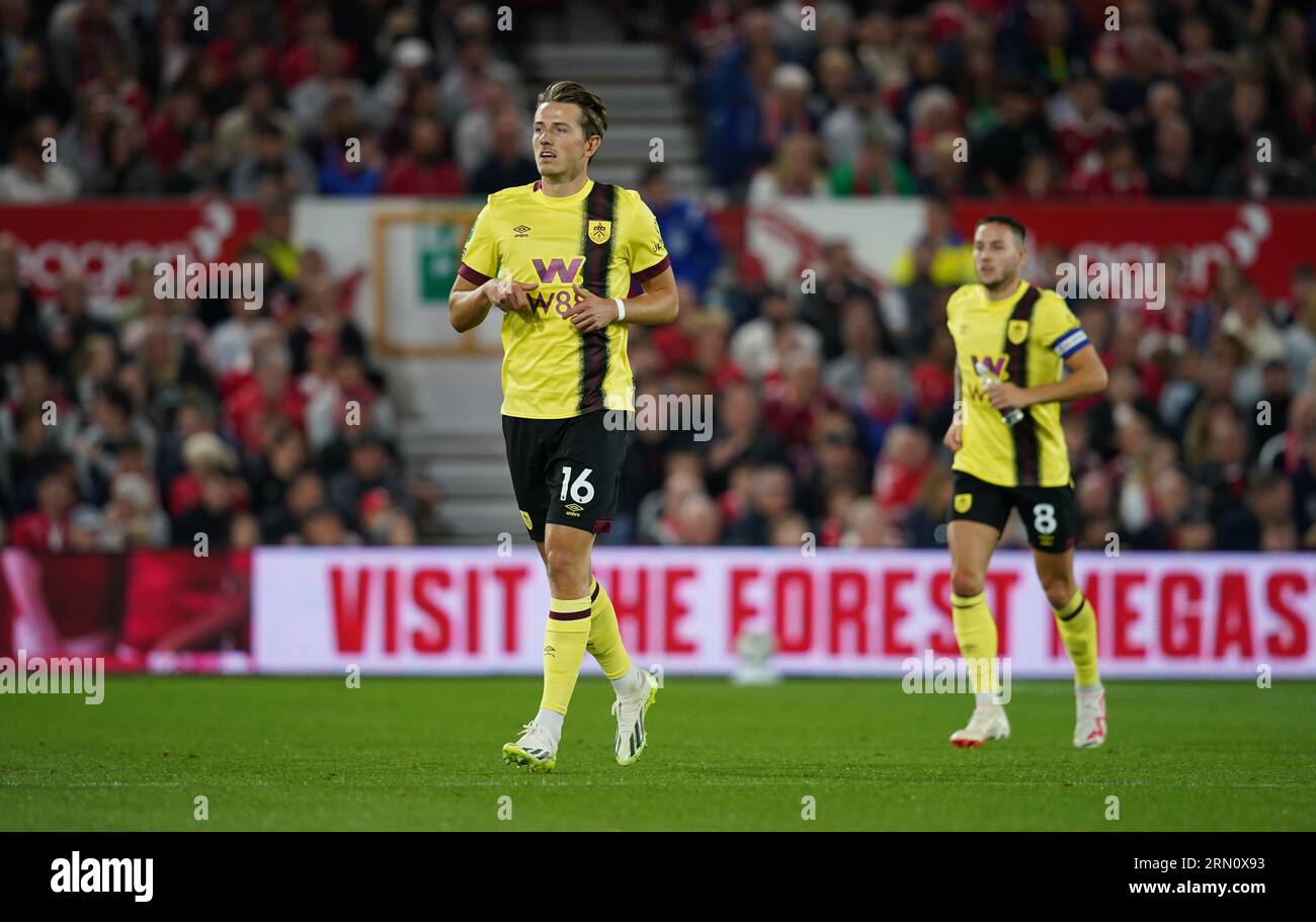 Burnley First team player Sander Berge in action Nottingham Forest v ...