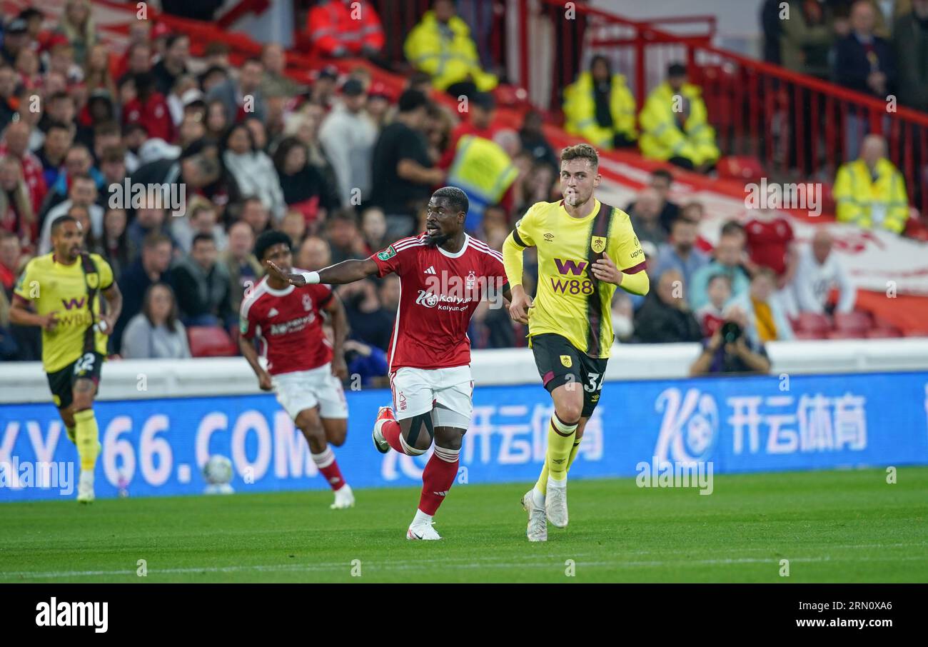 Burnley First team player Nottingham Forest v Burnley Fc at The City ...
