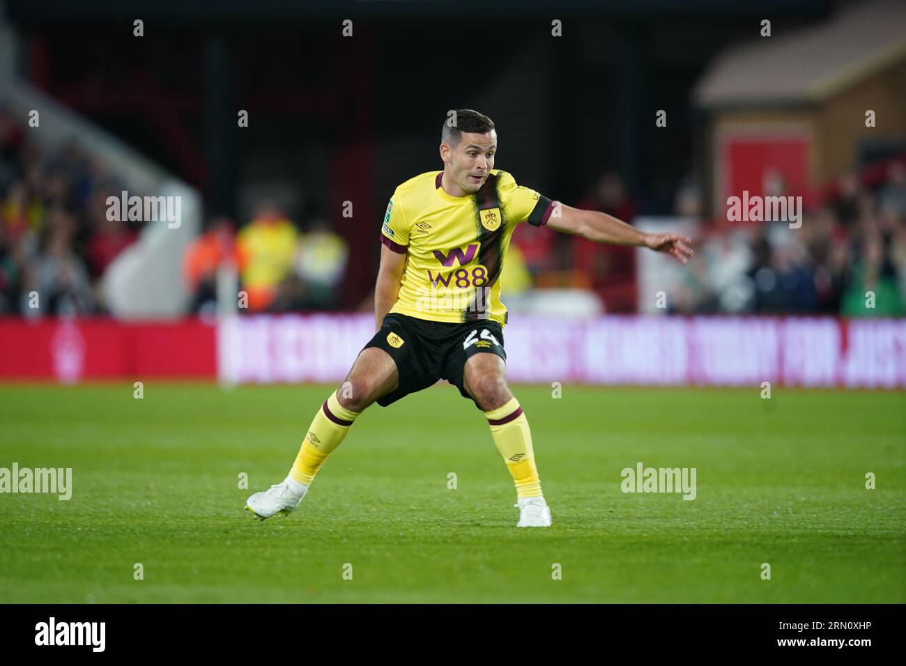 Burnley First team player Josh Cullen in action Nottingham Forest v ...