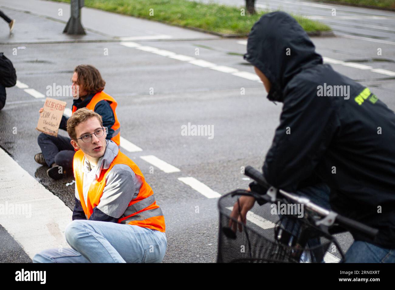 Munich, Germany. 29th Aug, 2023. On August 29, 2023 activists of the ...