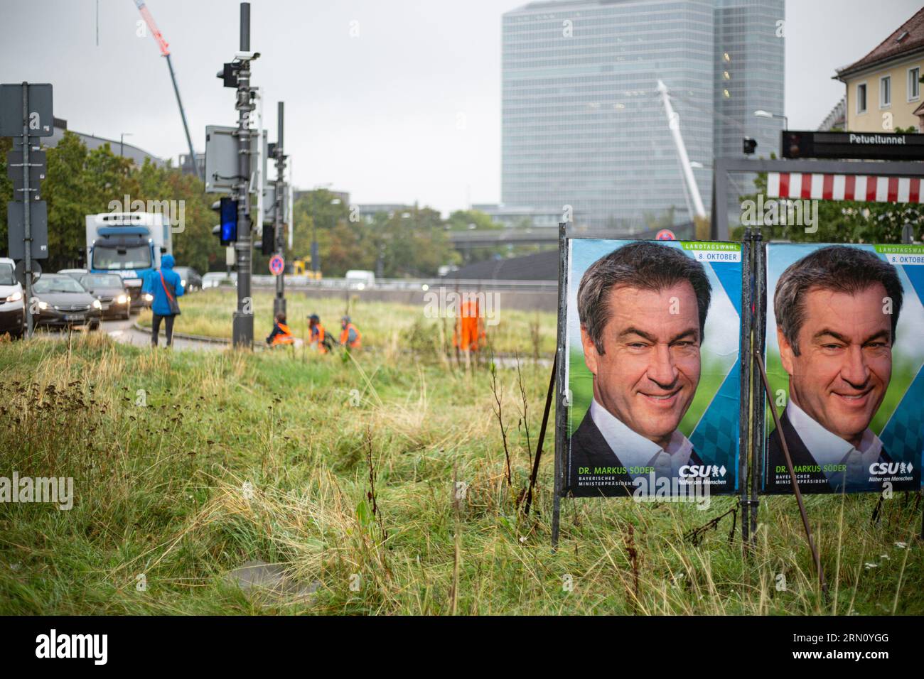 Munich, Germany. 29th Aug, 2023. On August 29, 2023 activists of the ...