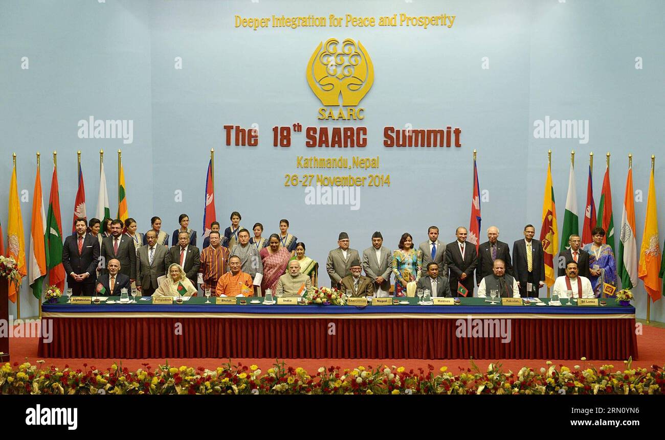 (141128) -- KATHMANDU, The 18th South Asian Association for Regional ...