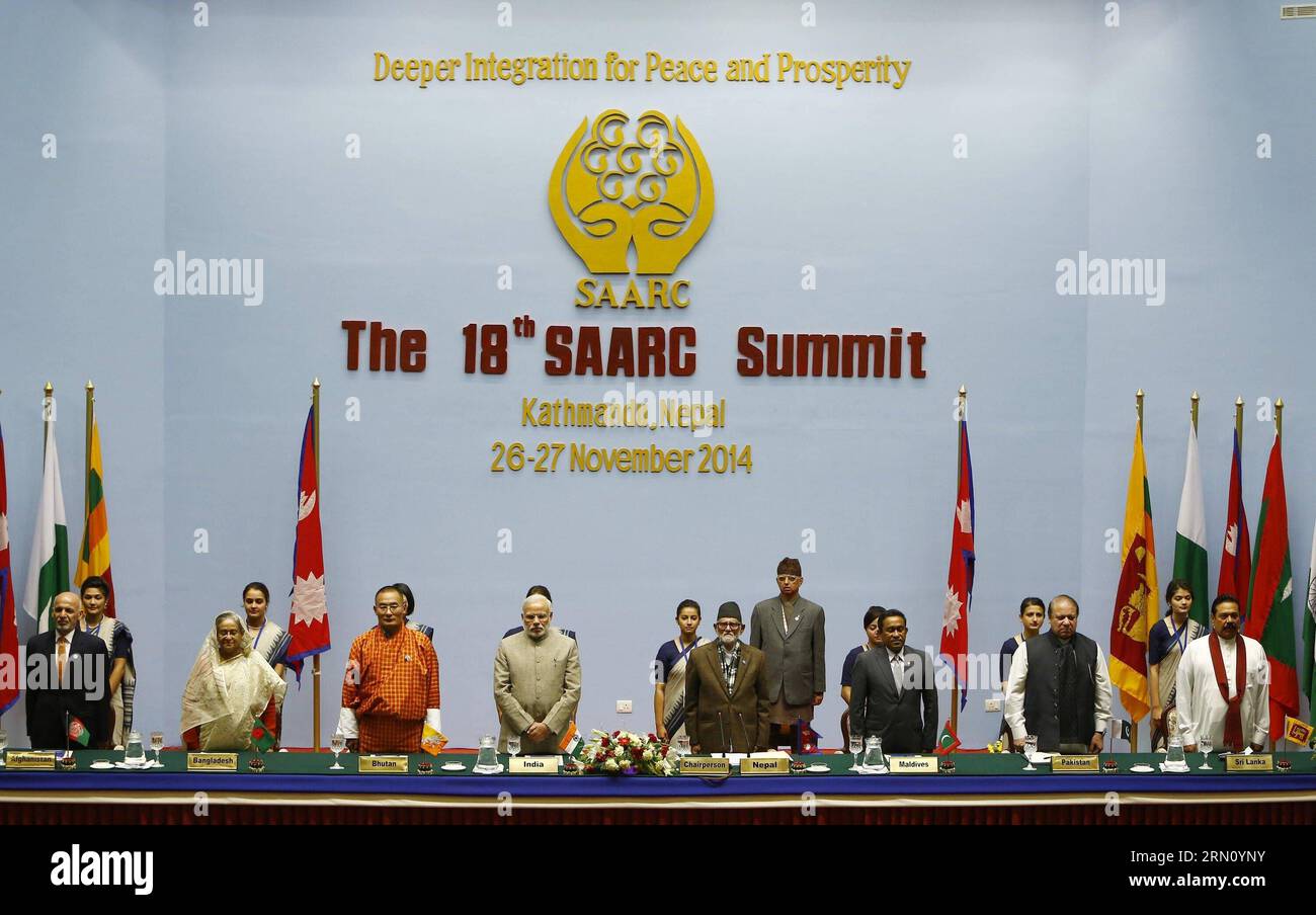 (141128) -- KATHMANDU, The 18th South Asian Association for Regional ...