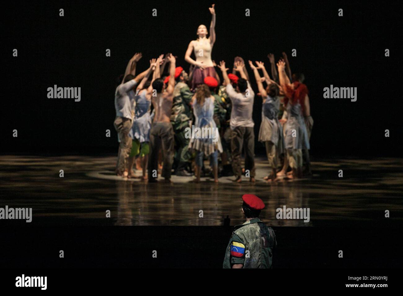 (141128) -- CARACAS, Ballet dancers of the National Society of ...
