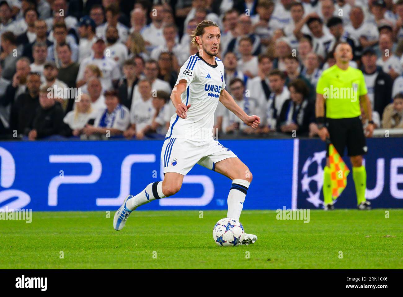 Copenhagen, Denmark. 30th Aug, 2023. Rasmus Falk (33) of FC Copenhagen ...