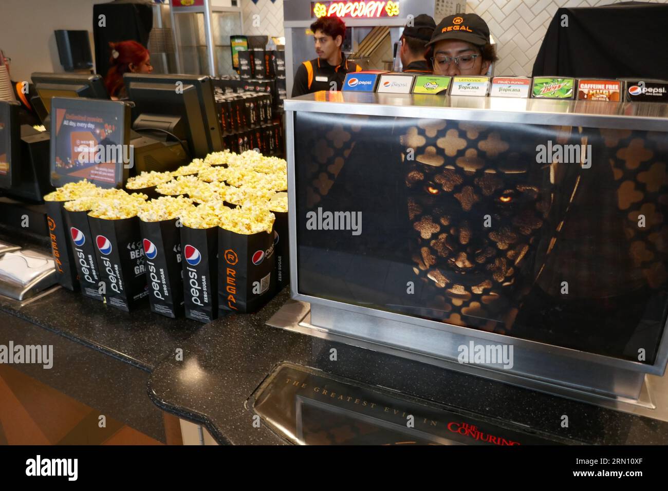 Los Angeles, California, USA 30th August 2023 Popcorn at Special Fan Screening for Warner Bros ...