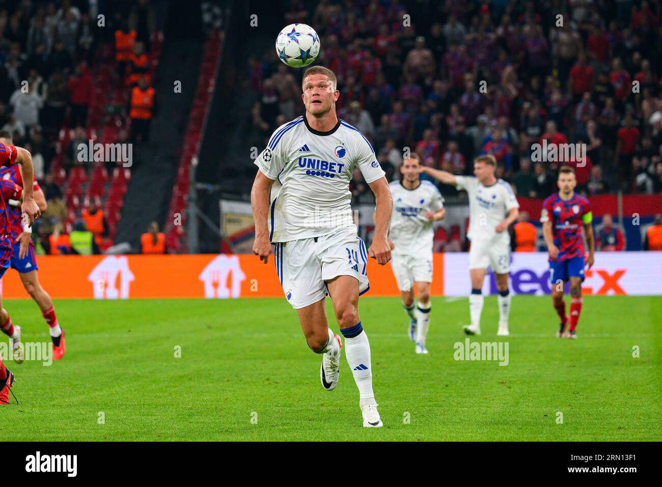 Copenhagen, Denmark. 30th Aug, 2023. Andreas Cornelius (14) of FC Copenhagen seen during the ...