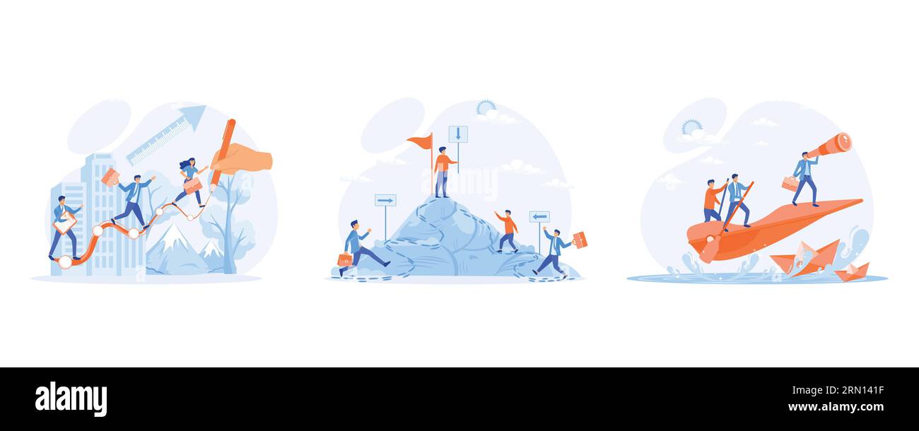 Leadership and teamwork concept, sales people, leadership, career ...