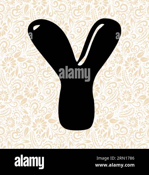 Bubbly Alphabet Y , Black alphabet vector, alphabet vector, alphabet ...