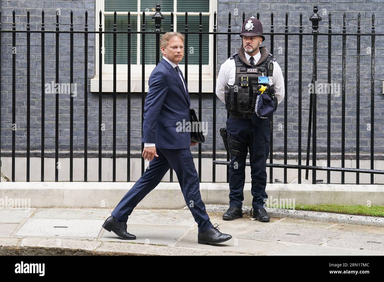 Grant Shapps leaves Downing Street after being appointed Defence Secretary in Prime Minister ...