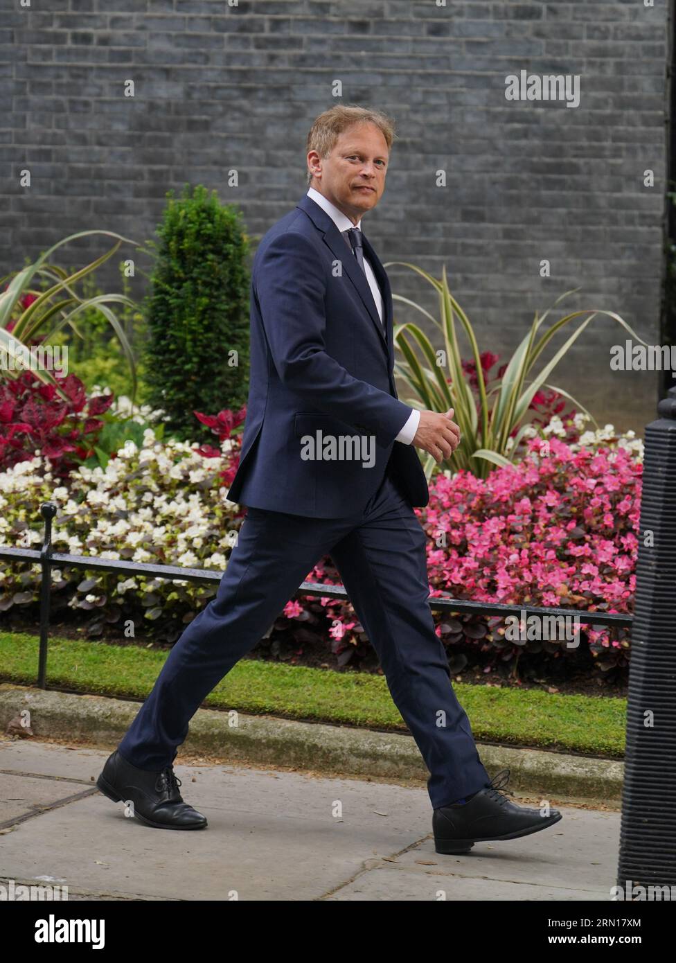 Grant Shapps leaves Downing Street after being appointed Defence Secretary in Prime Minister ...