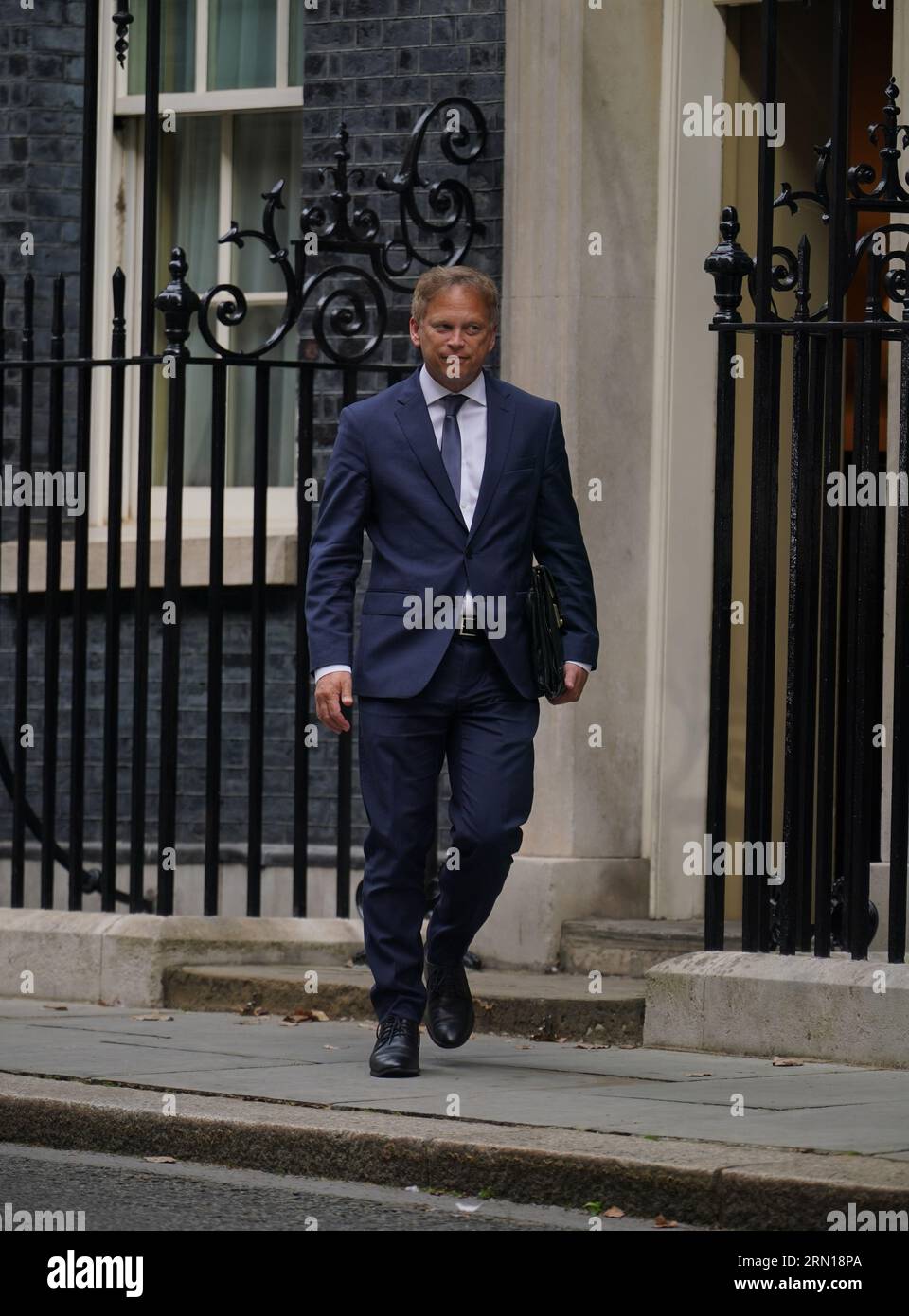 Grant Shapps leaves Downing Street after being appointed Defence Secretary in Prime Minister ...
