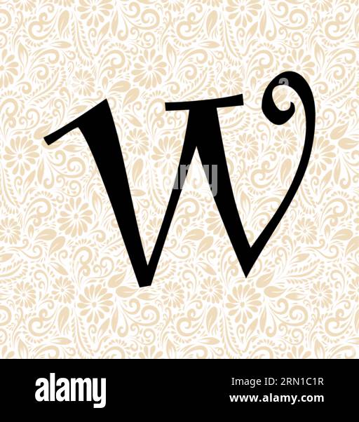 Curlz Alphabet W LOWER , Black alphabet vector, alphabet vector ...