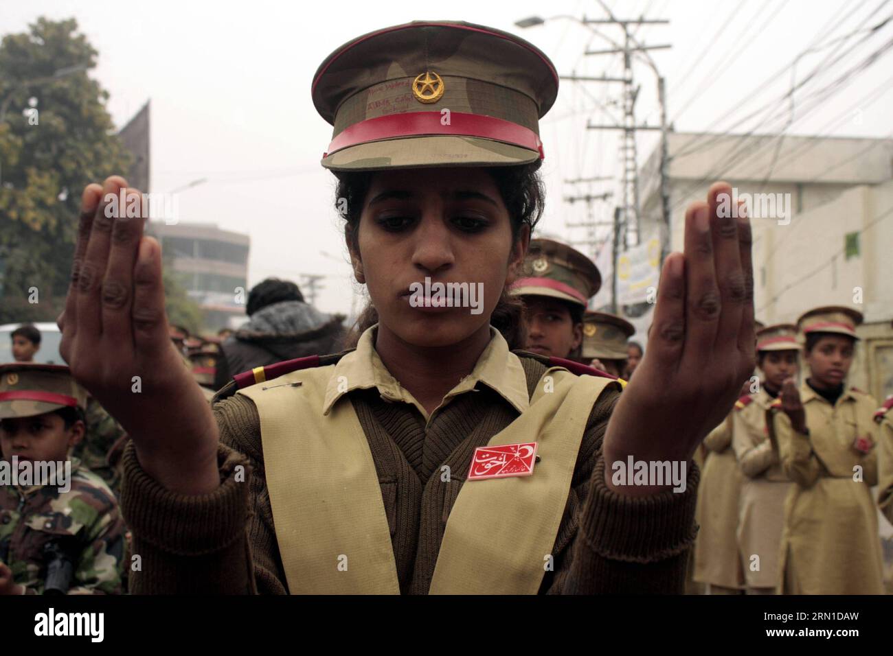School uniform protest hi-res stock photography and images - Alamy