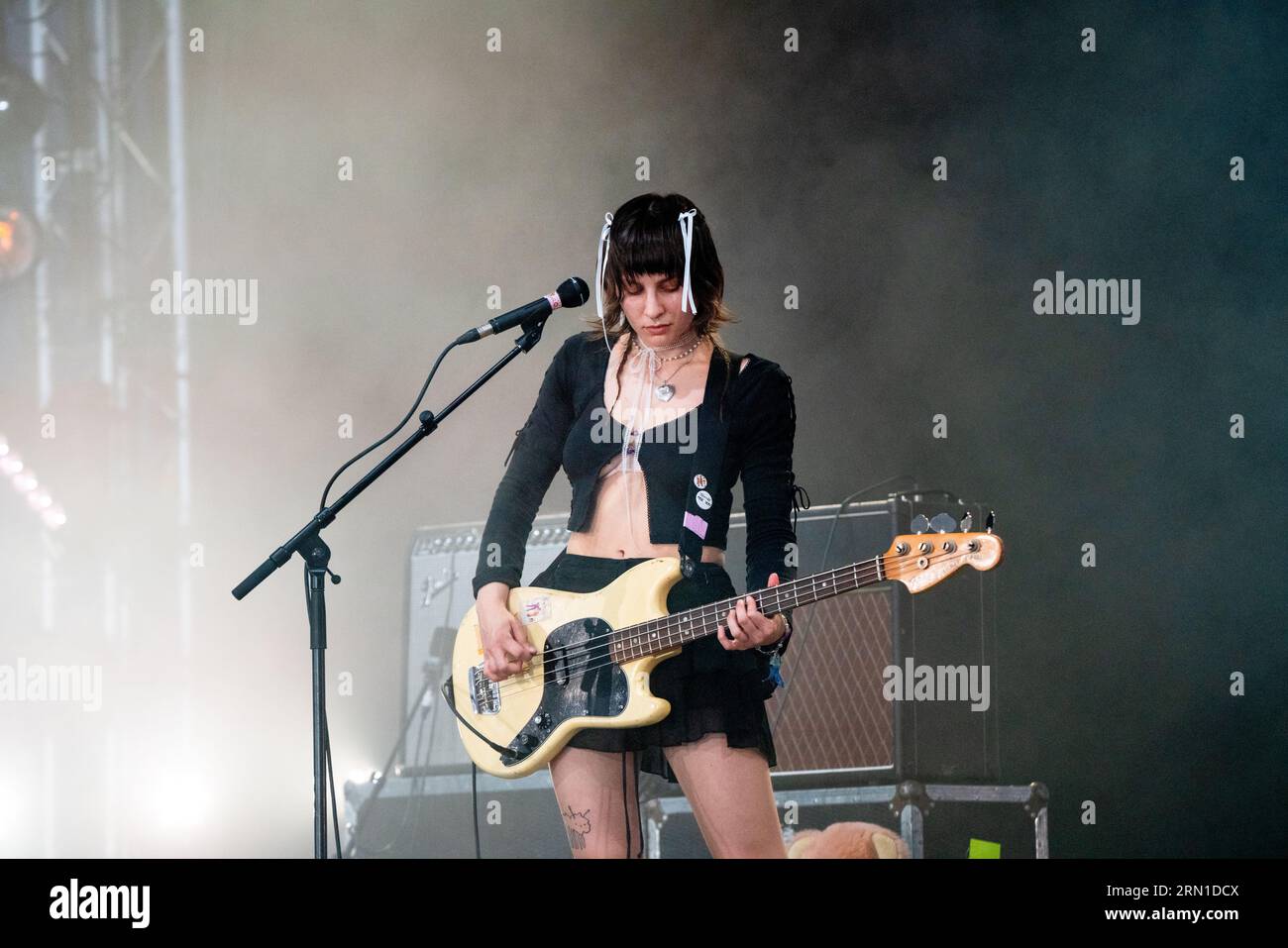 Alex Brady of Julie – a grunge/shoegaze band from Orange County – at ...