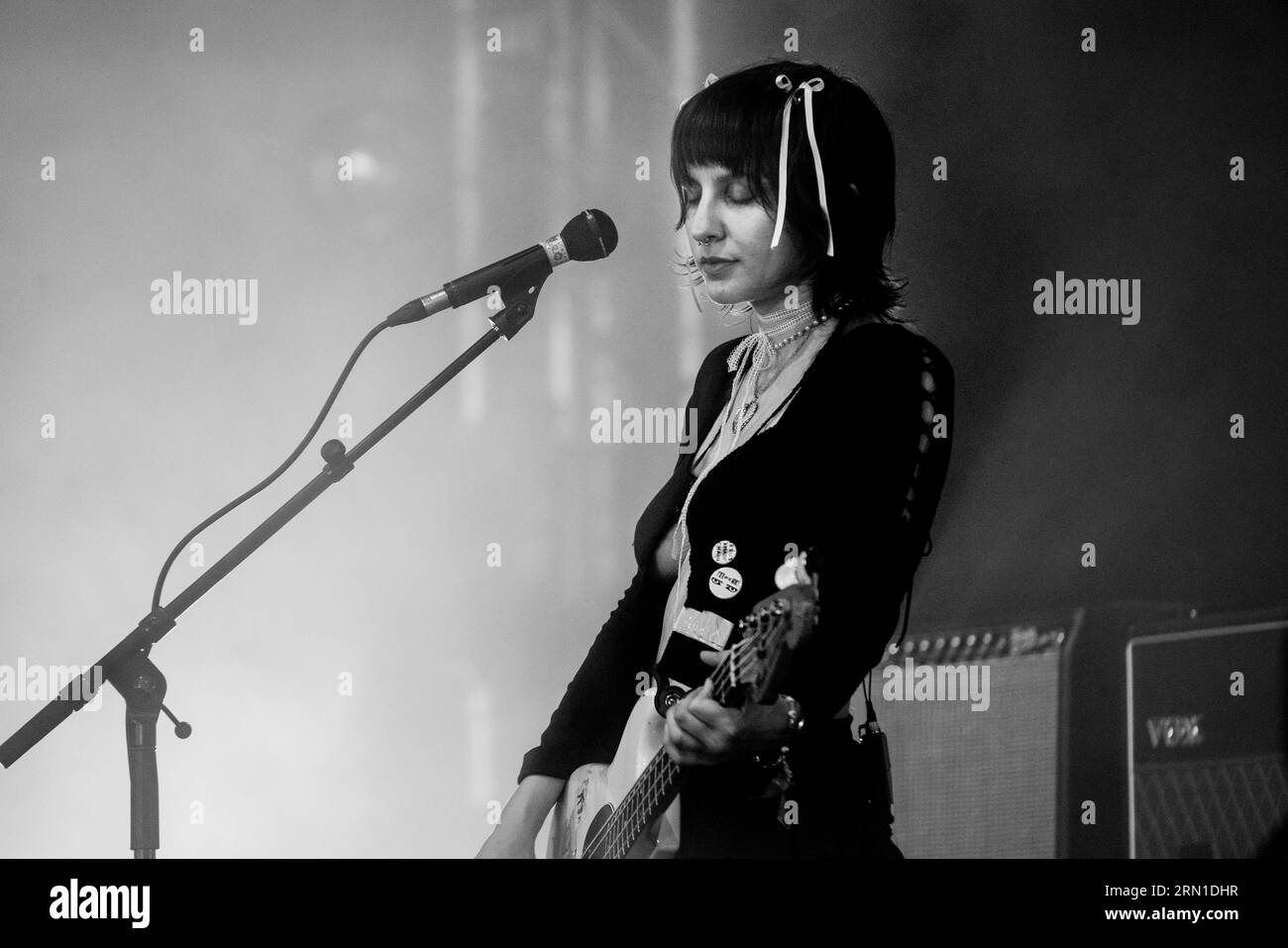 Alex Brady of Julie – a grunge/shoegaze band from Orange County – at ...