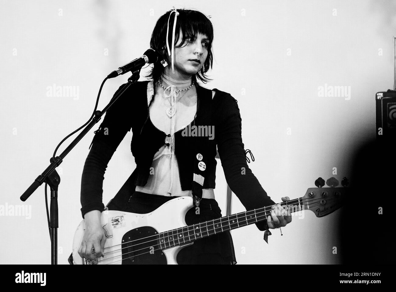 Alex Brady of Julie – a grunge/shoegaze band from Orange County – at ...