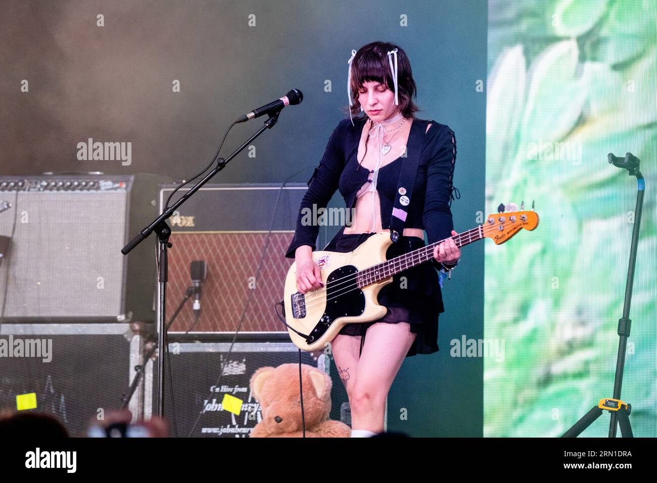 Alex Brady of Julie – a grunge/shoegaze band from Orange County – at ...