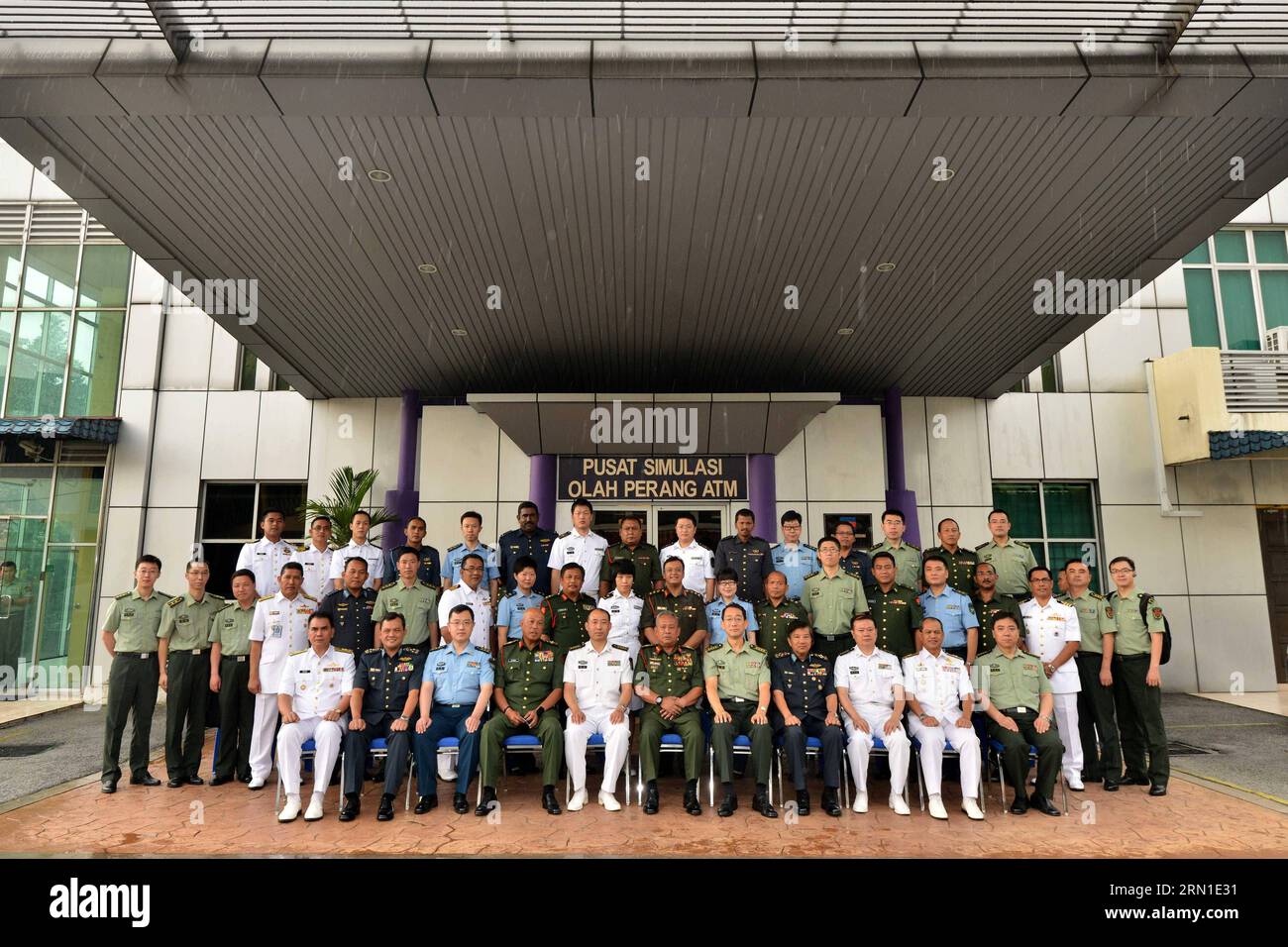 Participants of the joint table top exercise between the Malaysian ...