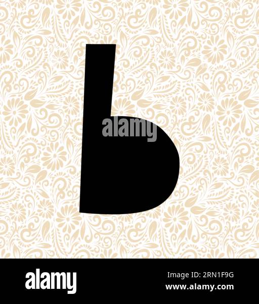 Funny Alphabet B LOWER , Black alphabet vector, alphabet vector ...