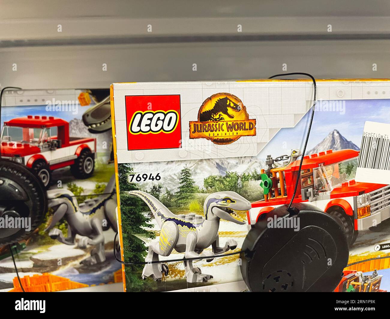 Tyumen, Russia-August 14, 2023: Lego construction kits for sale at Lego ...