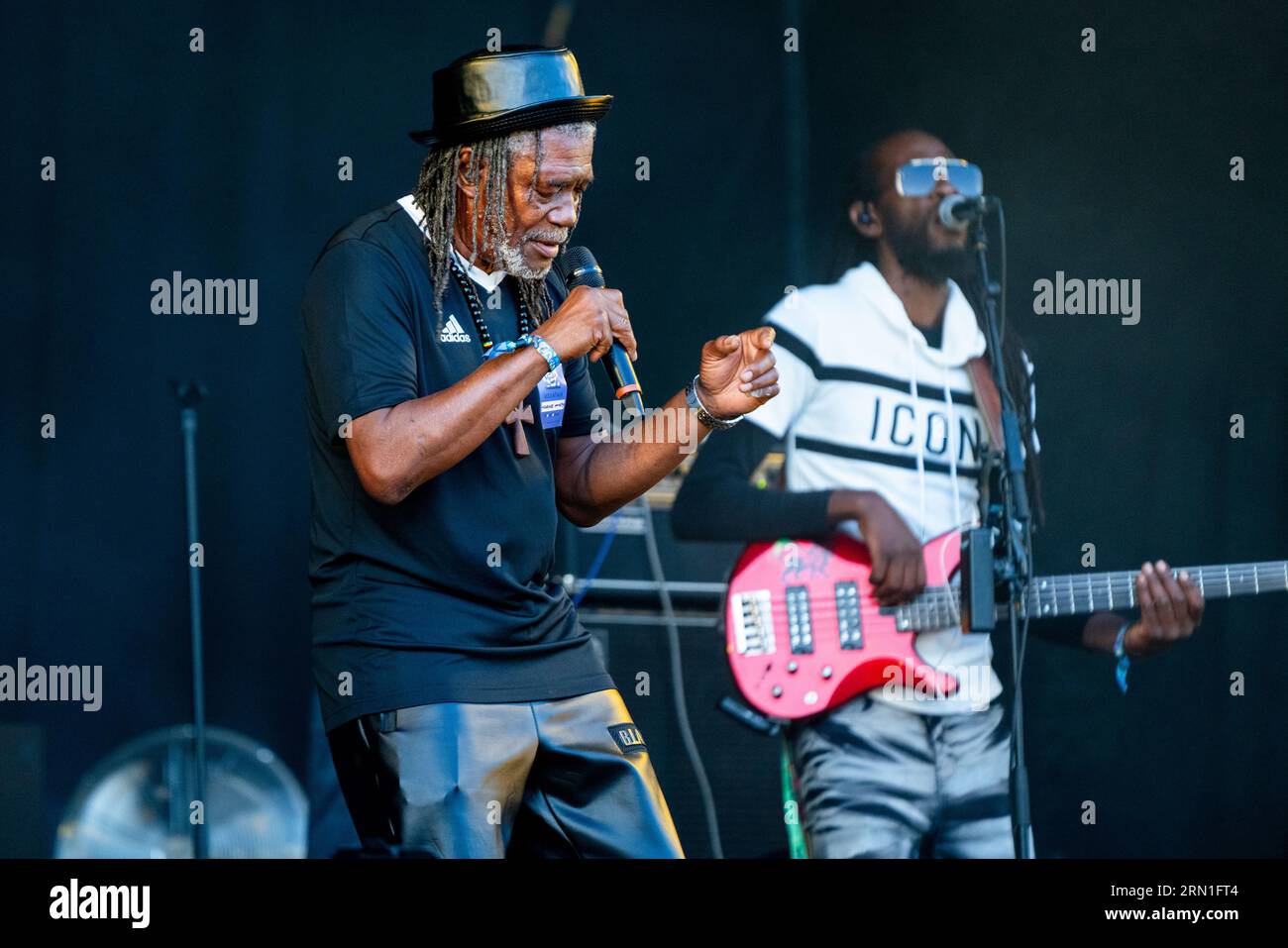 Reggae legend Horace Andy on the Mountain Stage at Green Man Festival ...