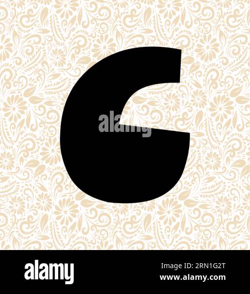 Funny Alphabet G UPPER , Black alphabet vector, alphabet vector ...