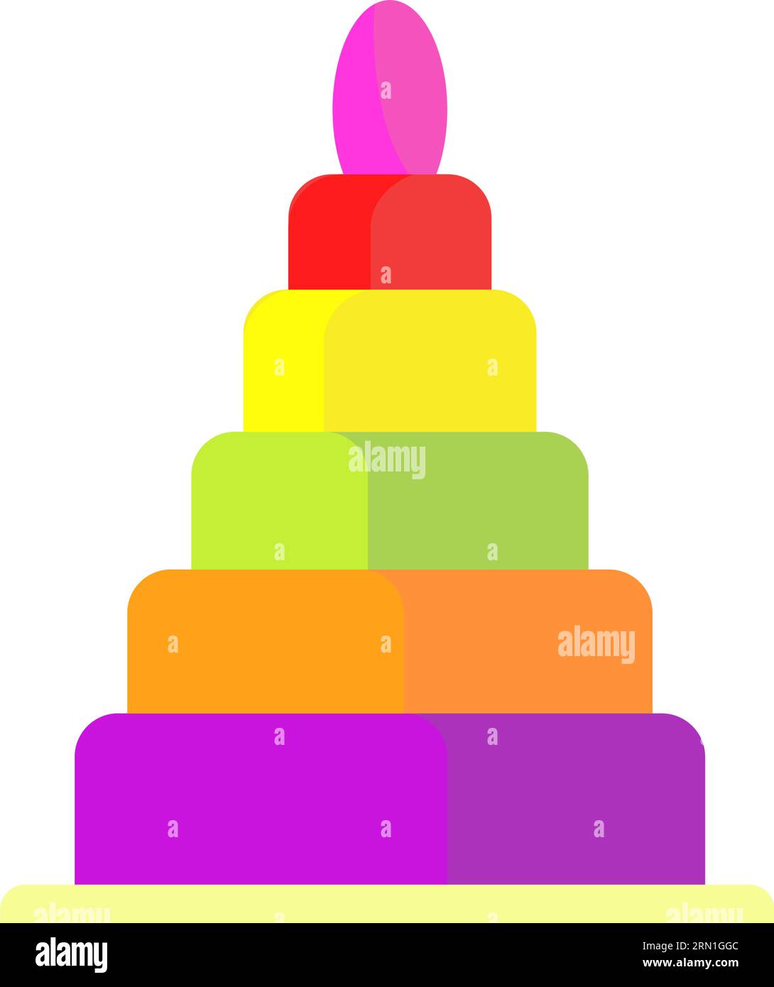 Pyramid toy sign Stock Vector Image & Art - Alamy