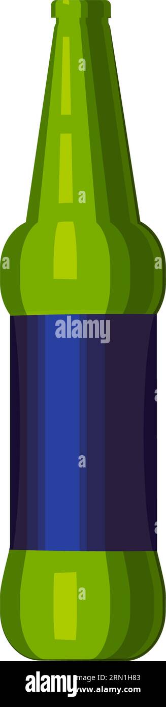 Empty beer bottle concept Stock Vector Images - Alamy