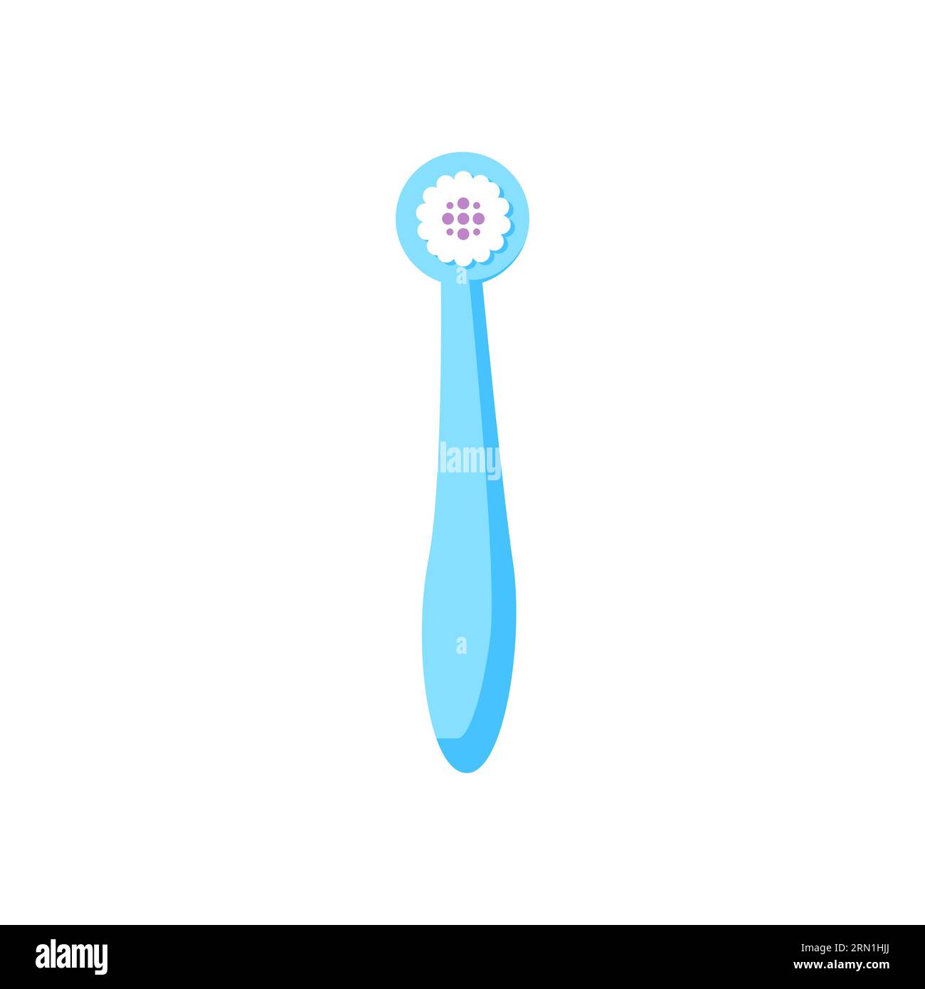 Blue electric toothbrush illustration Stock Vector Image & Art - Alamy