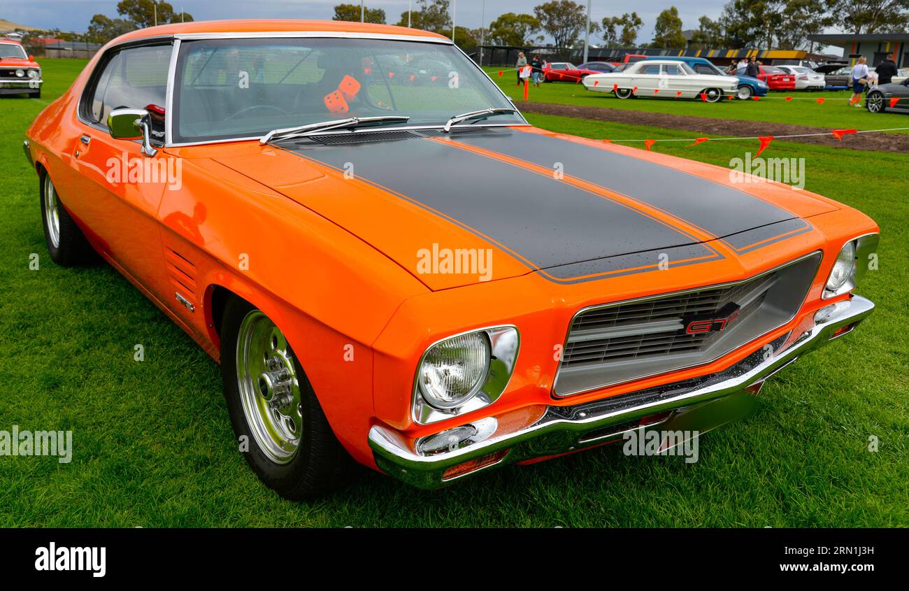 Holden Kingswood GTS Orange Black Stripes Car GM Vintage Retro Show ...