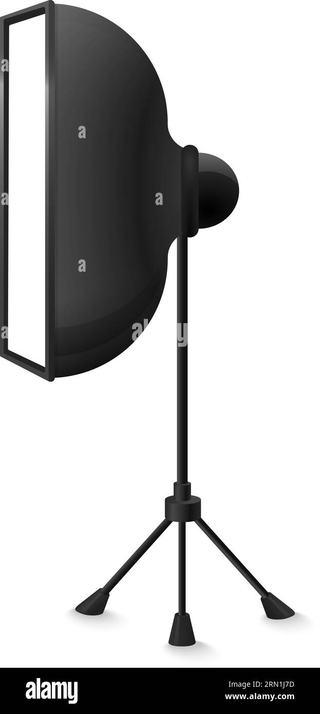 Studio lighting softbox. Professional photoshoot equipment vector ...