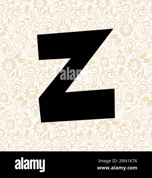 Funny Alphabet Z LOWER , Black alphabet vector, alphabet vector ...