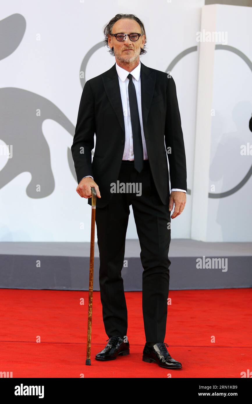 Italy, Lido di Venezia, August 30, 2023: Massimiliano Rossi attends the ...