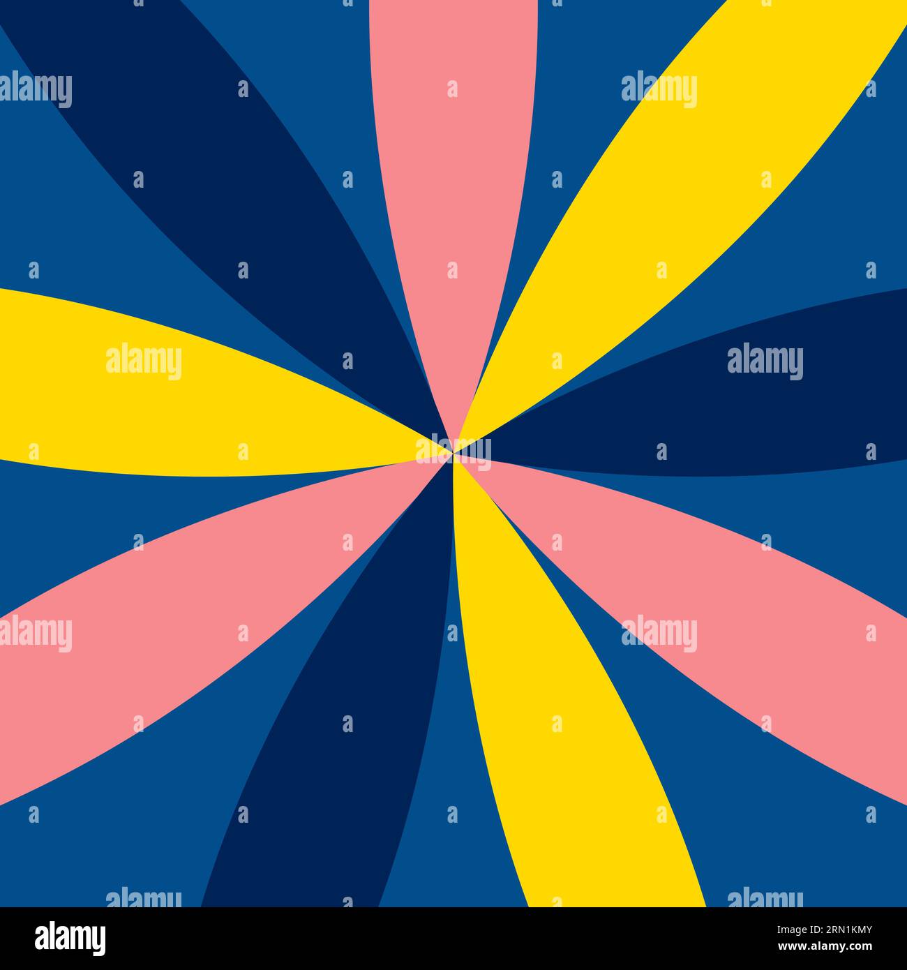 Radial rays burst in the center of an abstract retro background. Circus ...