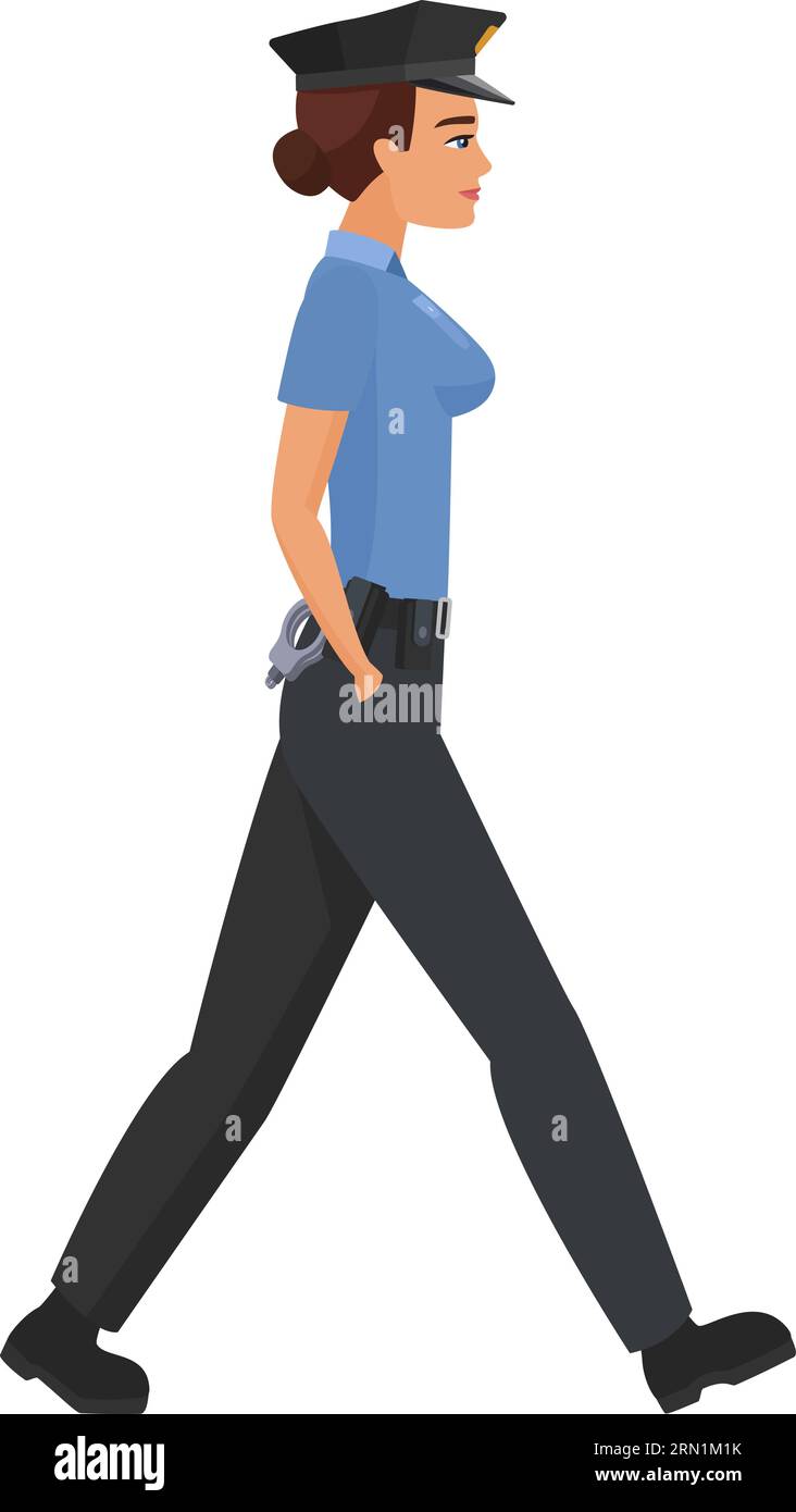 Female Police Officer Cartoon