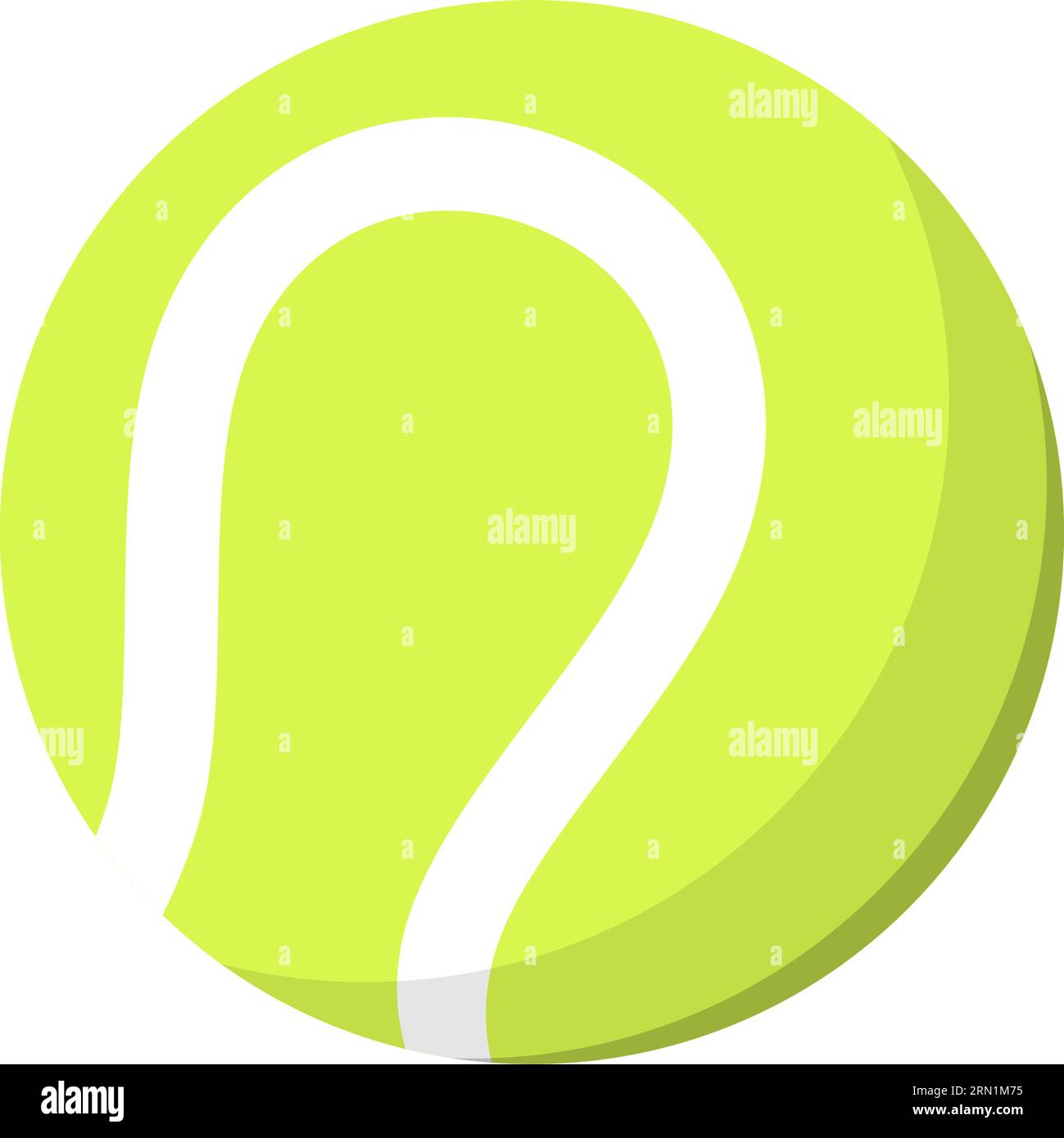 Optic yellow tennis ball Stock Vector Image & Art - Alamy