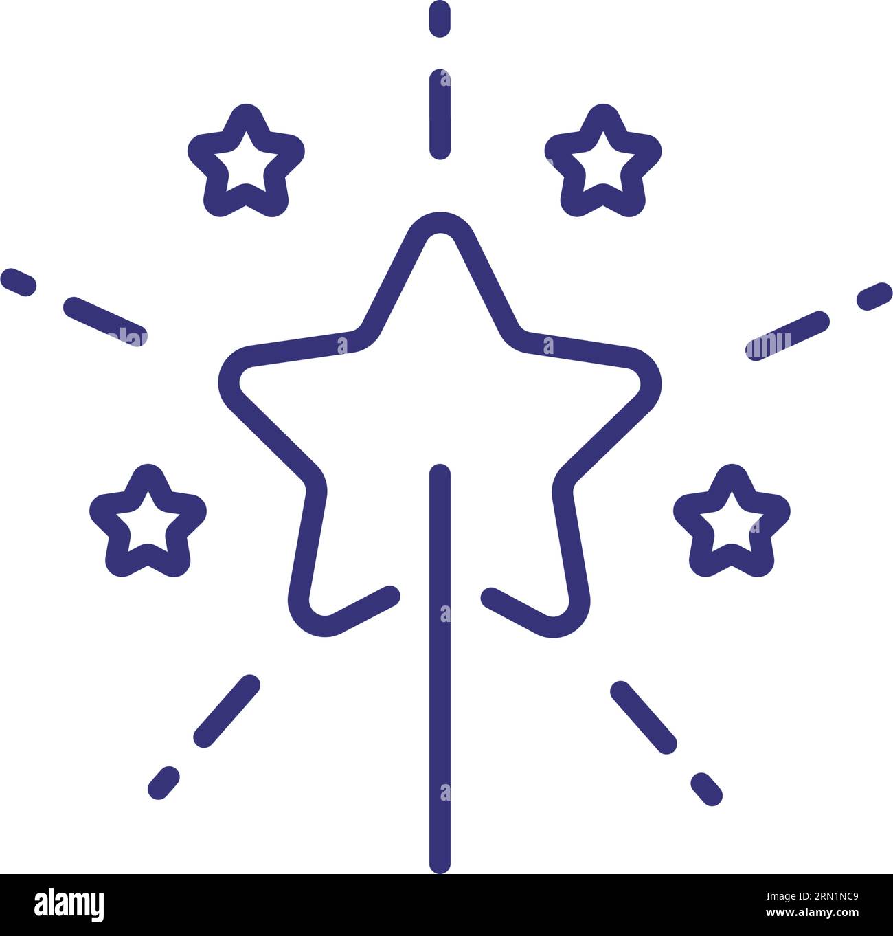 Star single line hi-res stock photography and images - Alamy