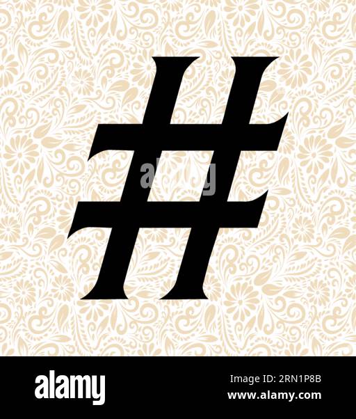 Old Fashioned Alphabet SYMBOL HASH , Black alphabet vector, alphabet vector, alphabet silhouette ...