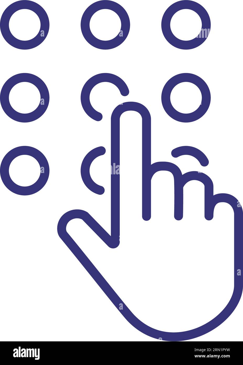 Lock hand keypad Cut Out Stock Images & Pictures - Alamy