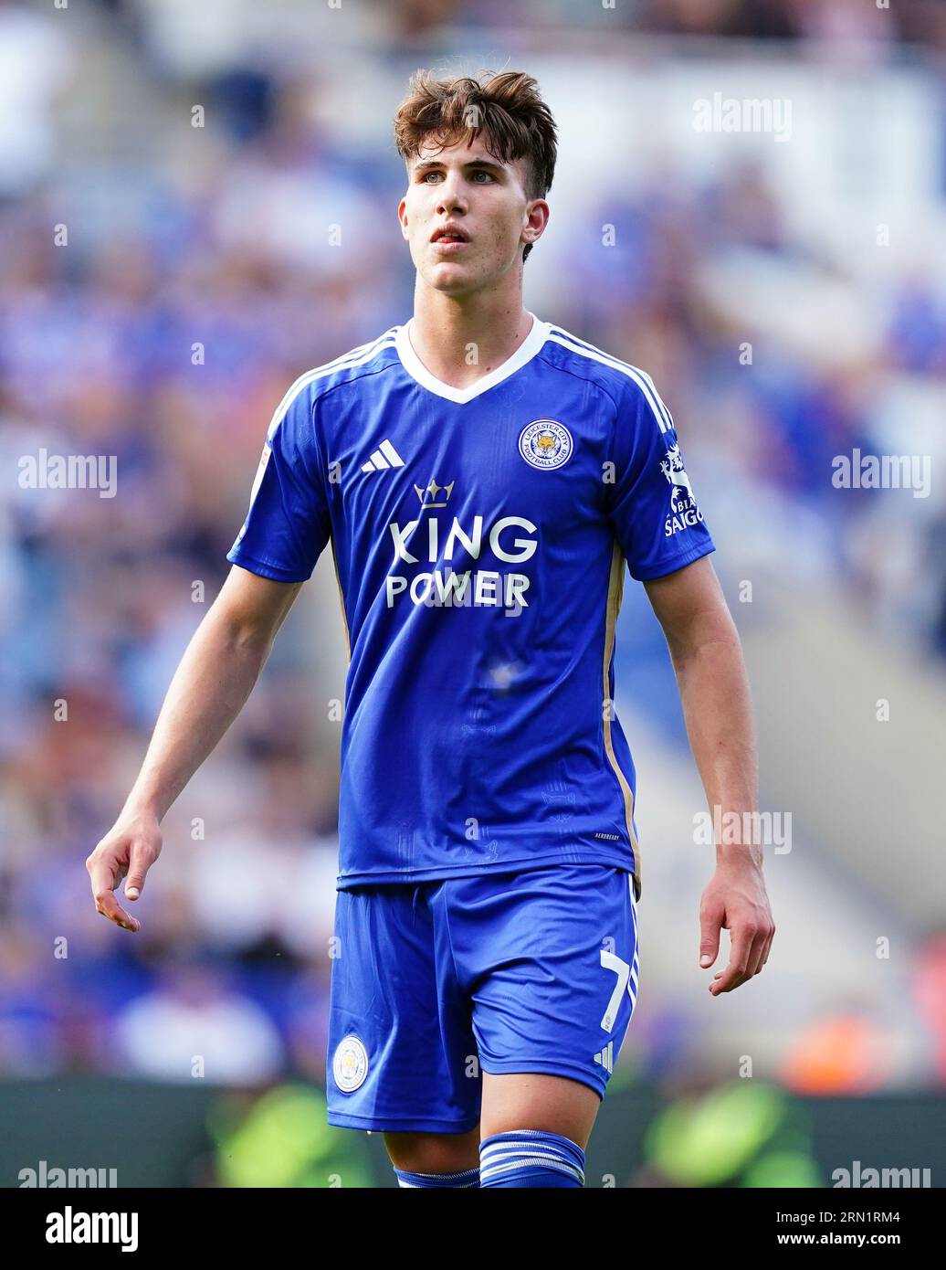 Leicester City's Cesare Casadei during the Sky Bet Championship match ...